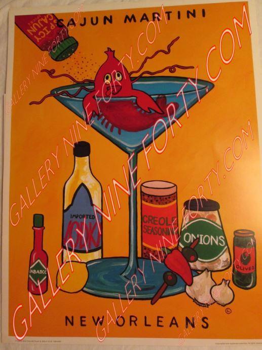 Cajun Martini Drinking – Gallery Nine Forty